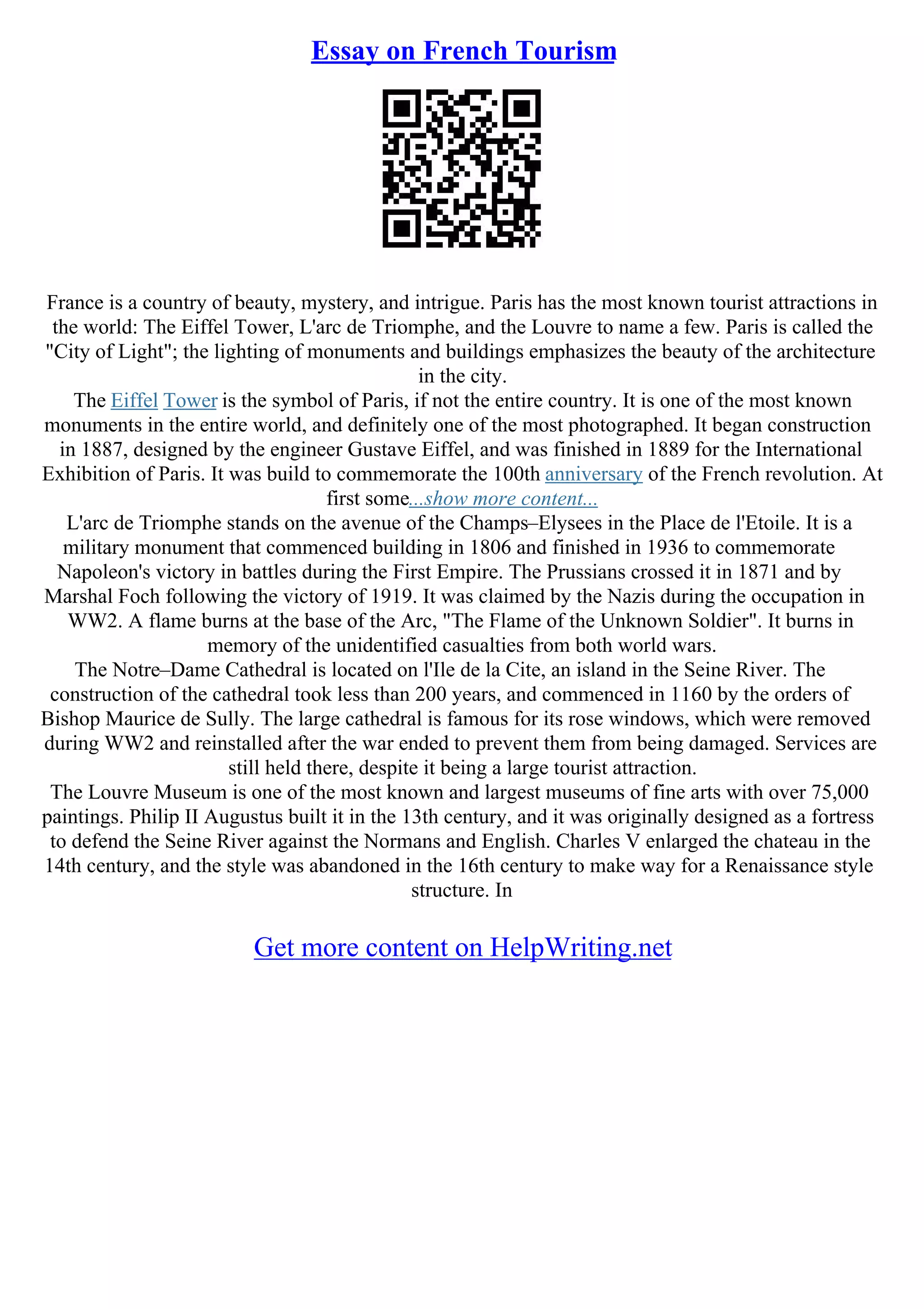 Essay Writing In French | PDF