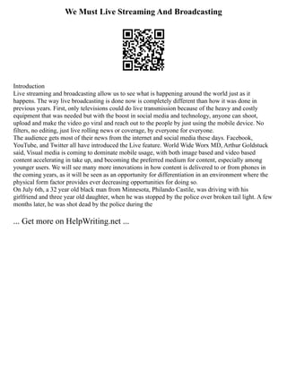 Essay Writing Introduction Paragraph. Introduction Pa | PDF