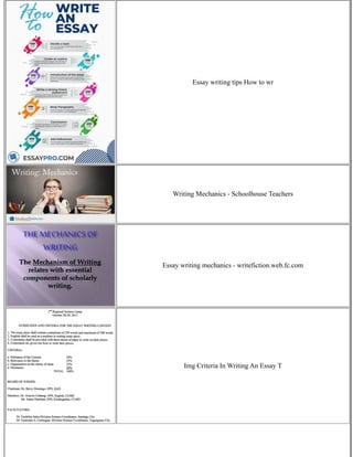 Essay Writing Mechanics | PDF