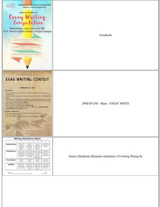 Essay Writing Mechanics | PDF