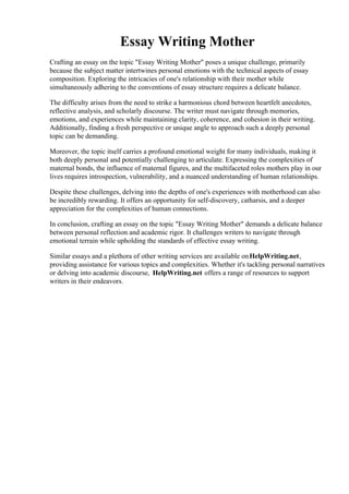 Essay Writing Mother.pdf