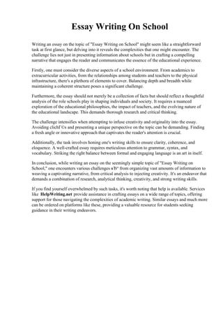 Essay Writing On School.pdf