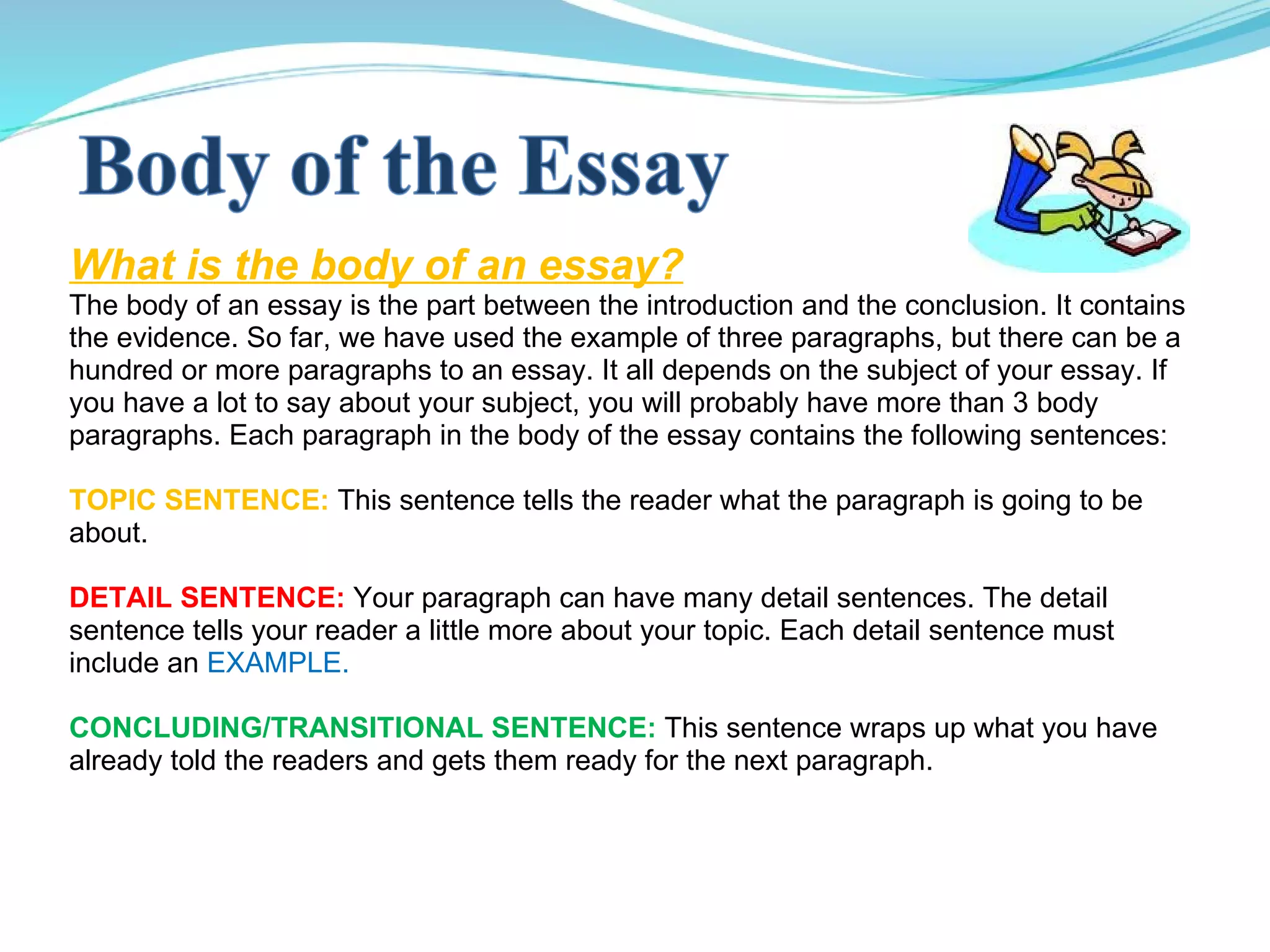 Essay writing power_point 1 | PPT