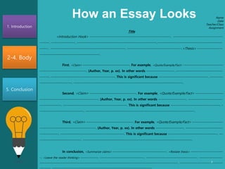 Basic Essay Writing | PPTX
