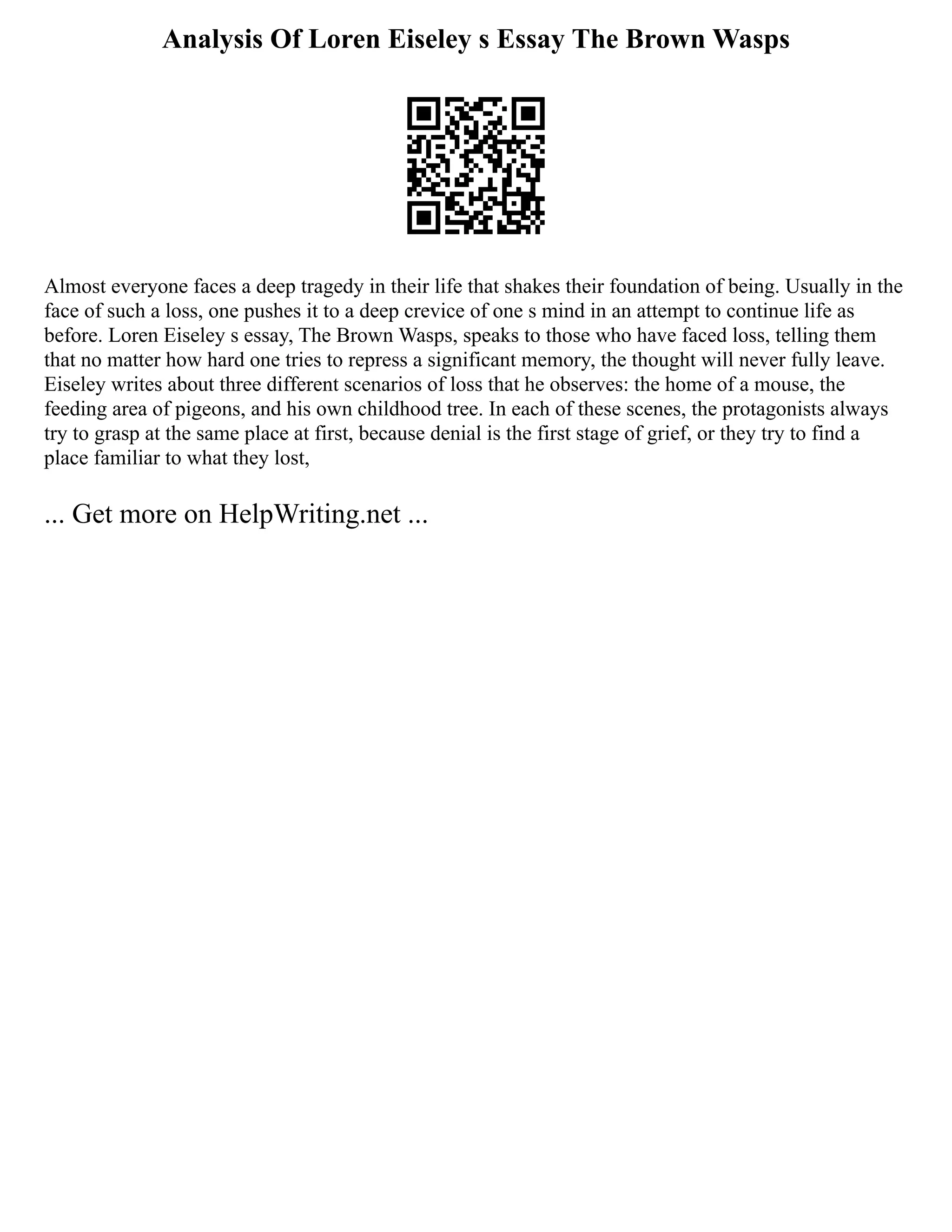 Essay Writing Samples | PDF