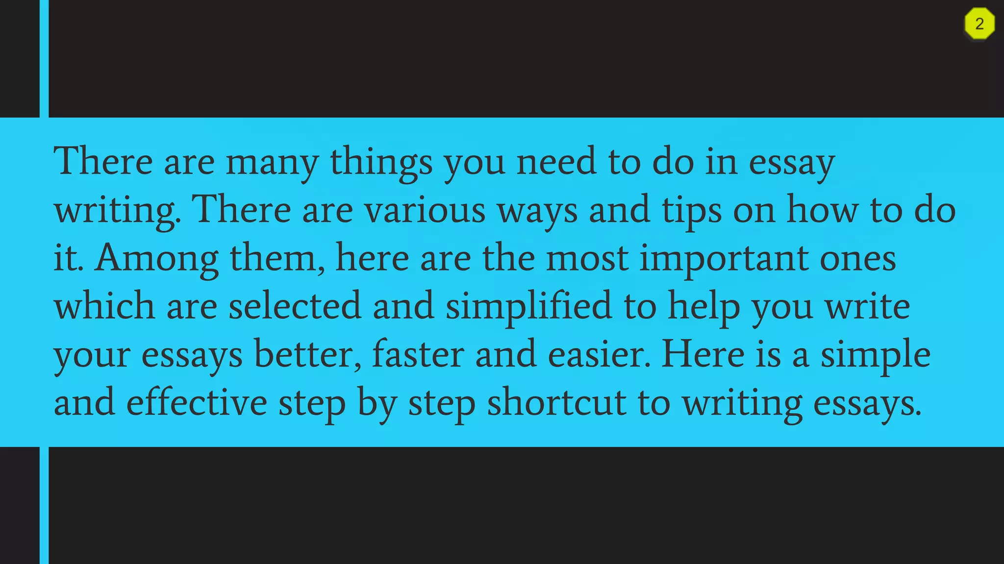 Essay Writing Simplified Secret Effective Shortcuts | PDF