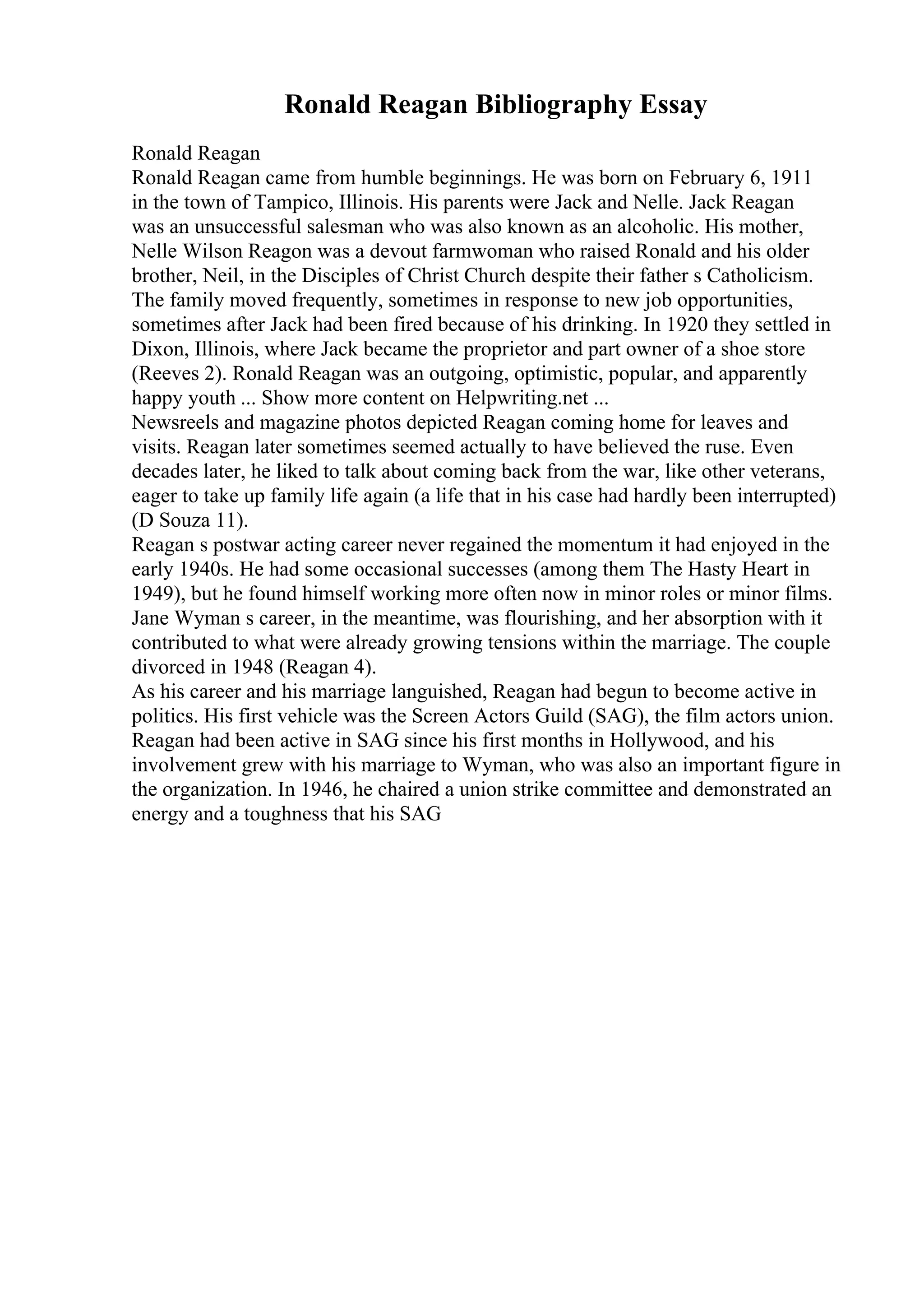 Essay Writing Structure Example | PDF