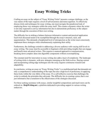 Essay Writing Tricks.pdf