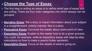 Essay writting | PPT