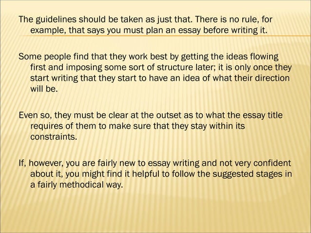 Essay writting -_structure_and_organisation | PPT