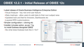 OBIEE12c and Embedded Essbase 12c - An Initial Look at Query Acceleration Use-Case | PPT