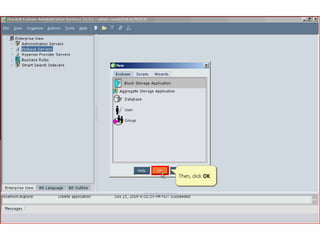 Hyperion Essbase application and database creation steps | PPT