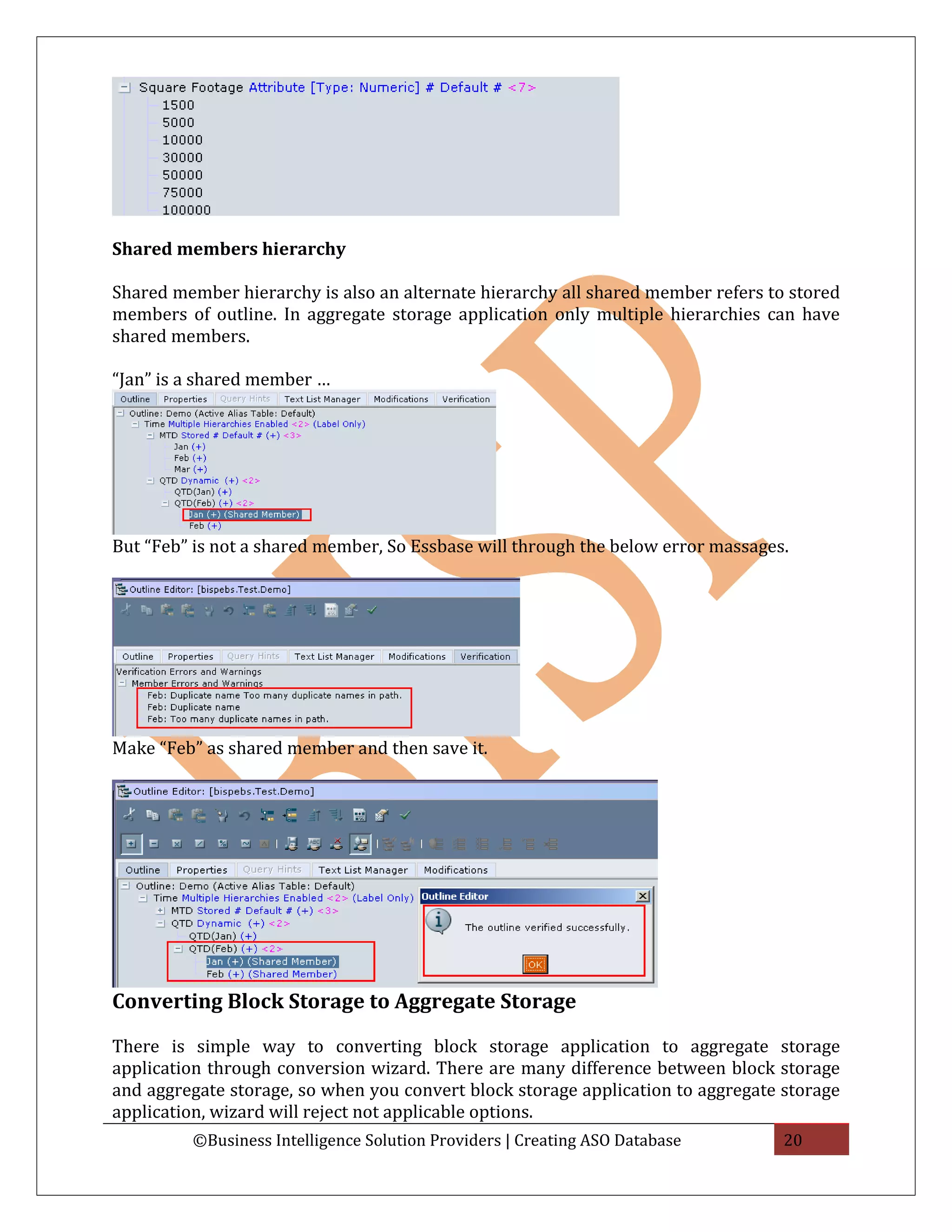 Essbase aso a quick reference guide part i | PDF