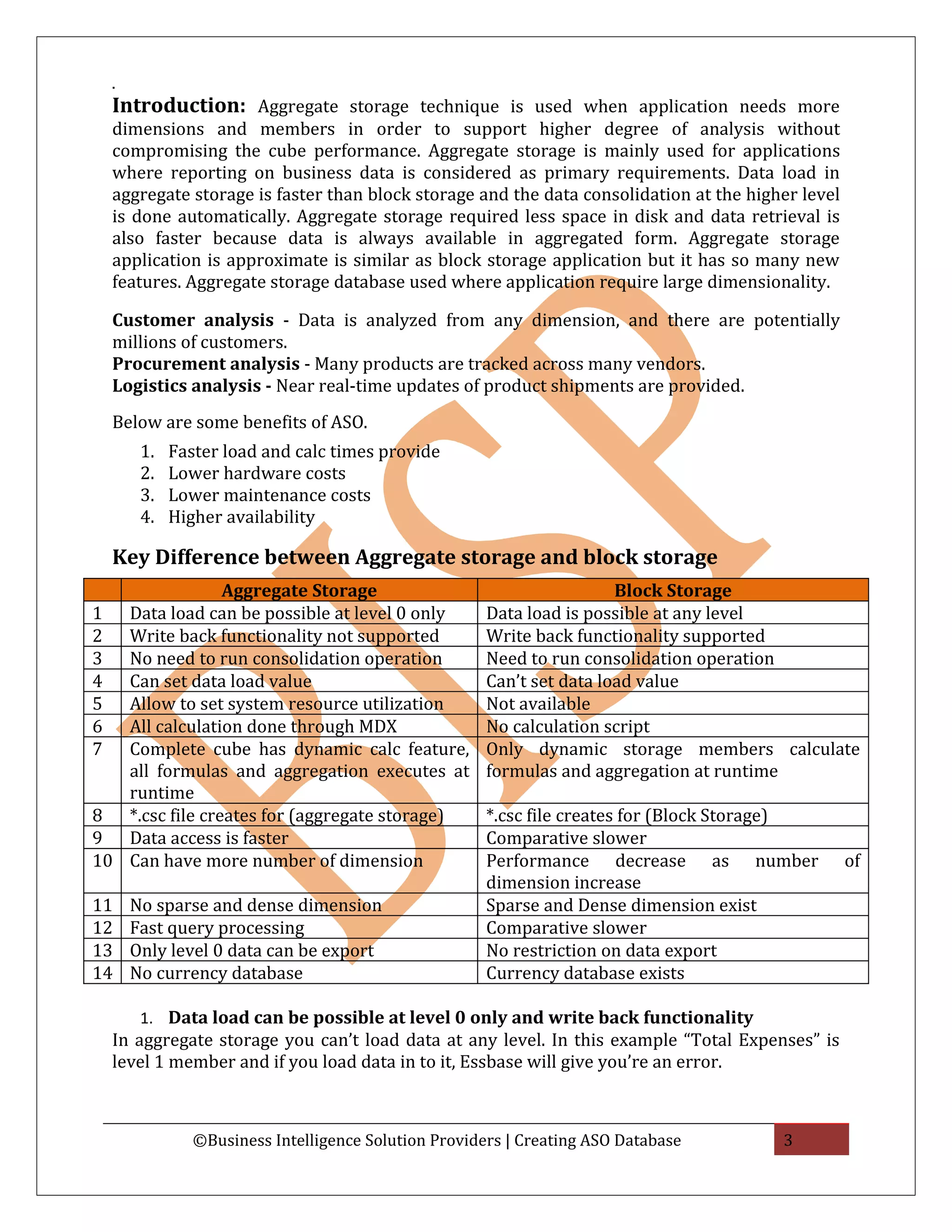 Essbase aso a quick reference guide part i | PDF