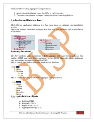 Essbase aso a quick reference guide part i | PDF