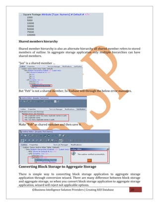 Essbase aso a quick reference guide part i | PDF | Databases | Computer Software and Applications