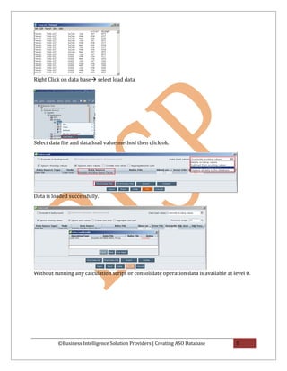 Essbase aso a quick reference guide part i | PDF | Databases | Computer Software and Applications