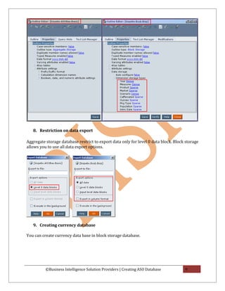 Essbase aso a quick reference guide part i | PDF | Databases | Computer Software and Applications
