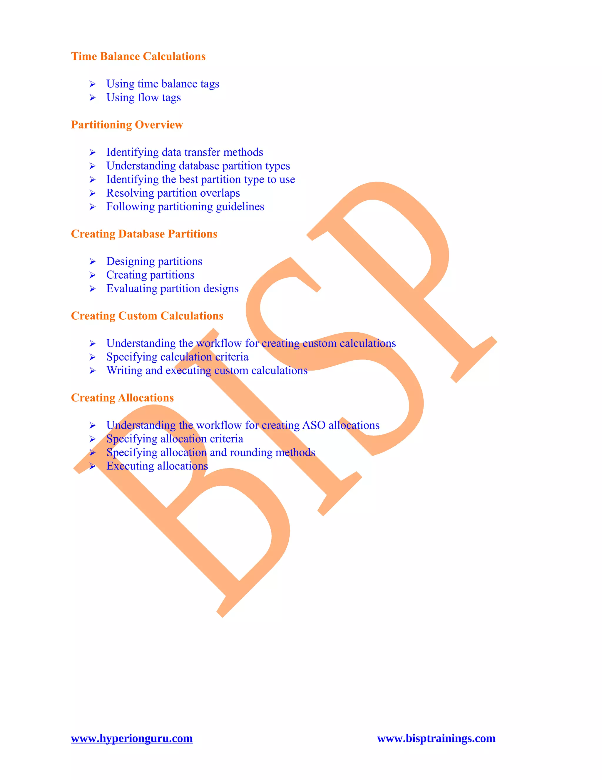 Essbase aso implementation | PDF