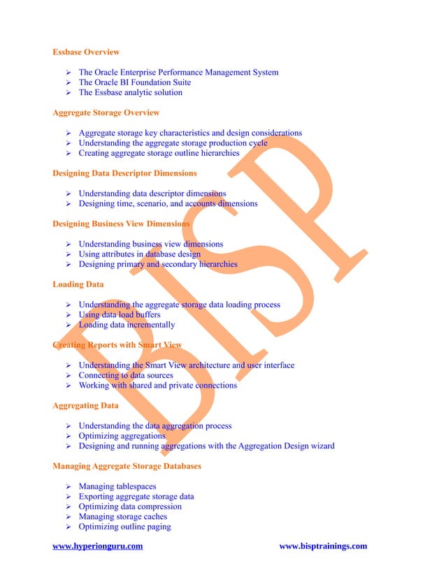 Essbase aso implementation | PDF