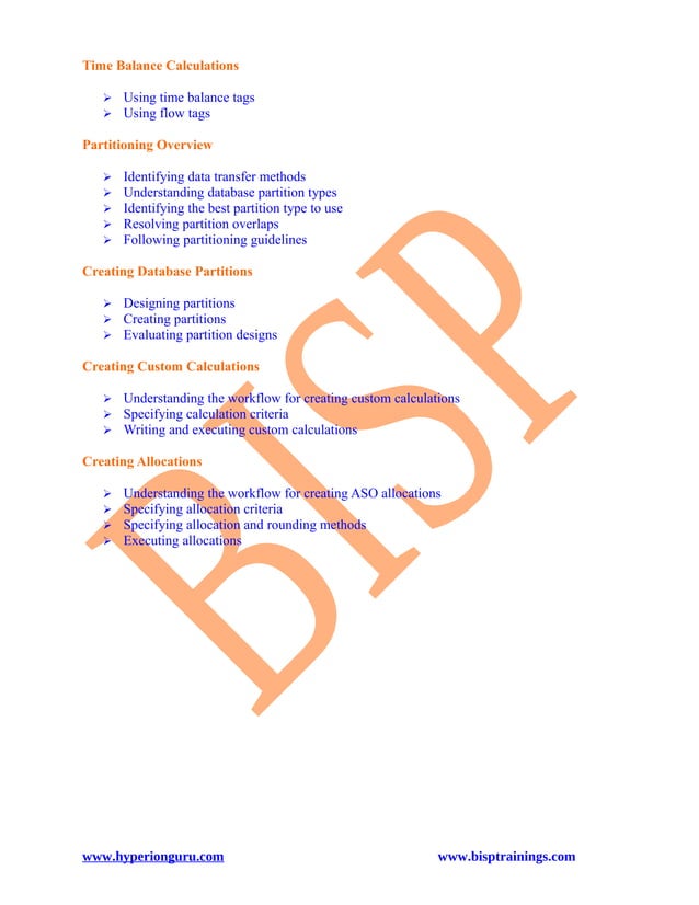 Essbase aso implementation | PDF