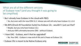 Essbase On-Prem to Oracle Analytics Cloud - How, When, and Why | PPTX