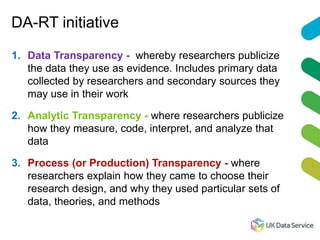 Transparency and reproducibility in research | PPTX