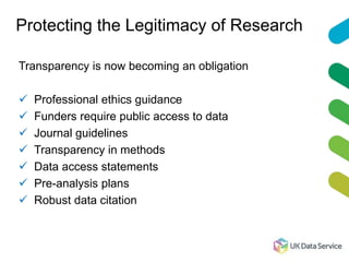 Transparency and reproducibility in research | PPTX