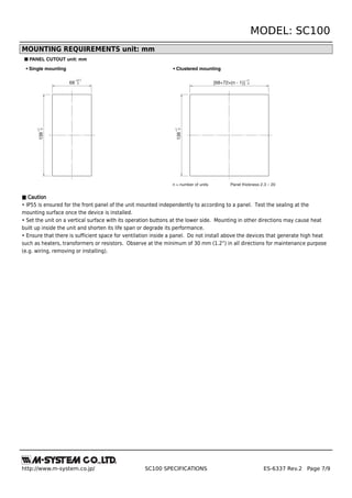 SINGLE LOOP CONTROLLER SERIES | PDF