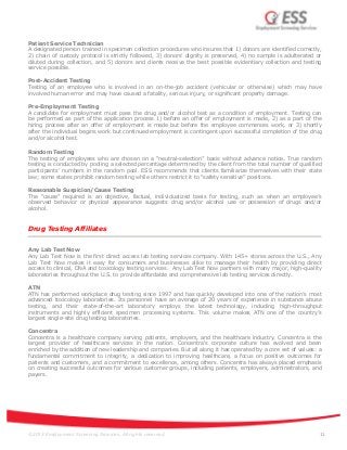 ESS Drug Testing | PDF