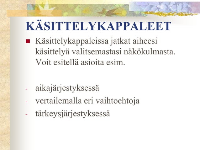 Esseen kirjoittaminen | PPTX