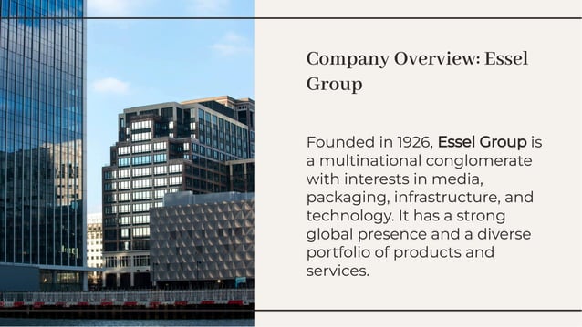 Essel Group vs Unitech ltd slide about business and development | PPT