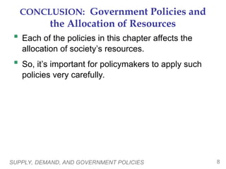 Chapter 6 Supply Demand and Government Policy | PPT