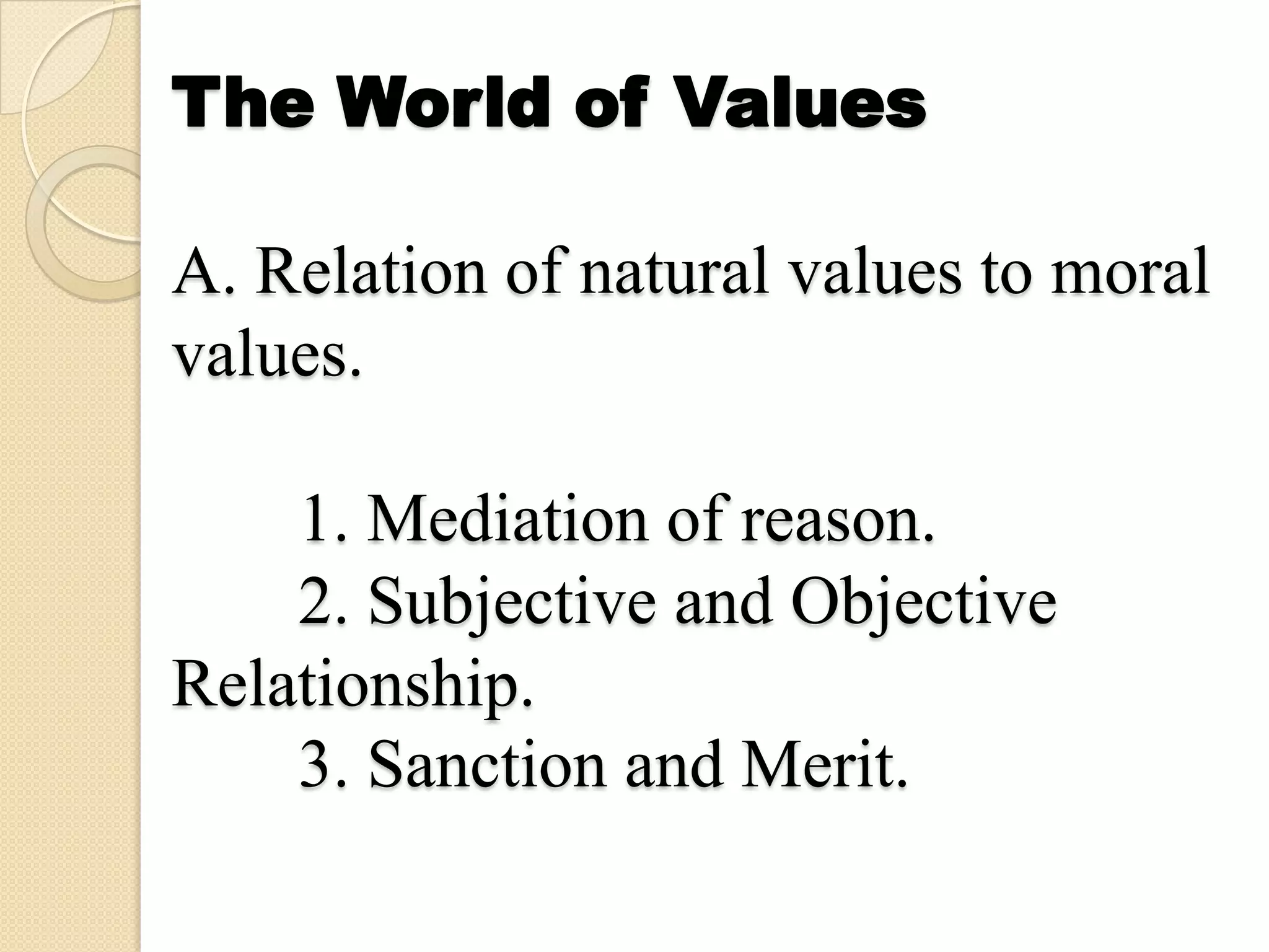 Essence and nature of values | PPTX