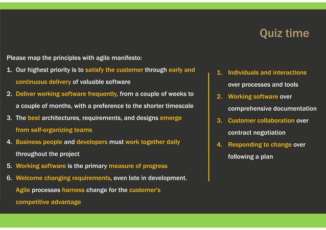 Essence of agile part 1 | PPT