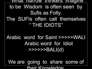 Essence of life - Wisdom of the 'Idiots' By Col. Amarjit Nagi | PPTX ...