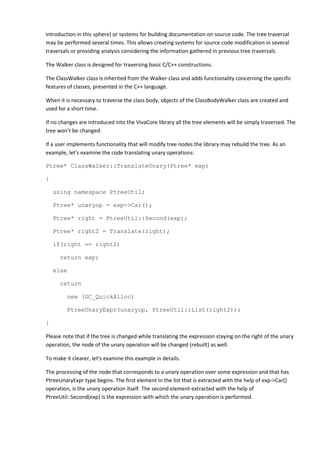 The essence of the VivaCore code analysis library | PDF | Programming Languages | Computing