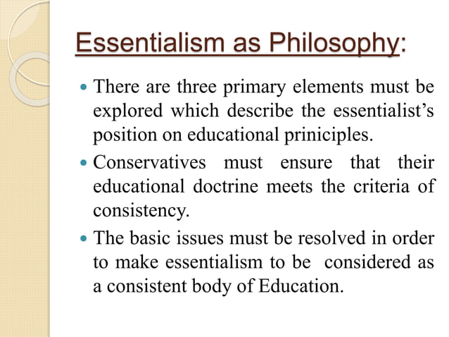 Essentialism | PPT