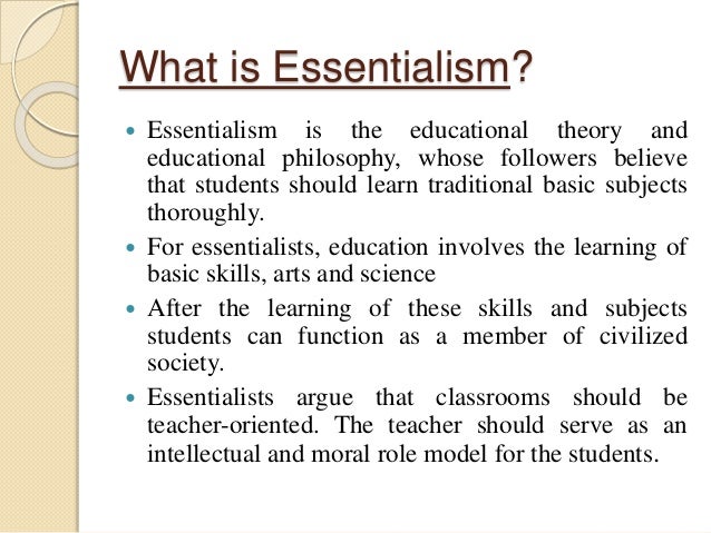 Essentialism