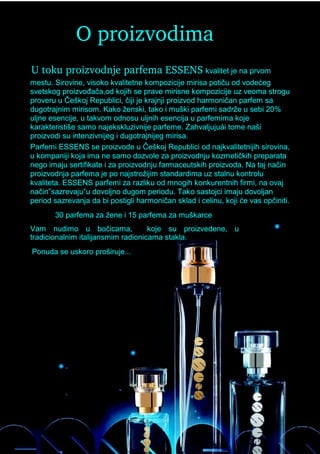 Essens proizvodi | PPT