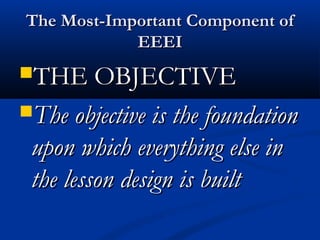 Essential elements of effective instruction ppt | PPT