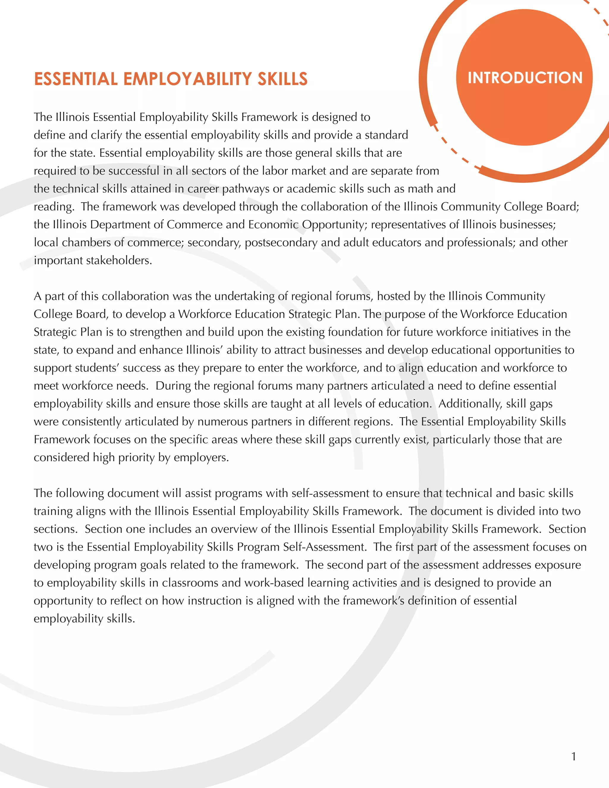 Essential Employability Skills Framework | PDF