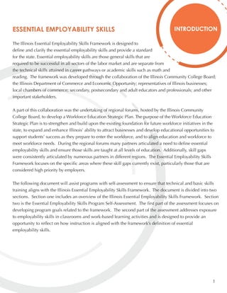 Essential Employability Skills Framework | PDF