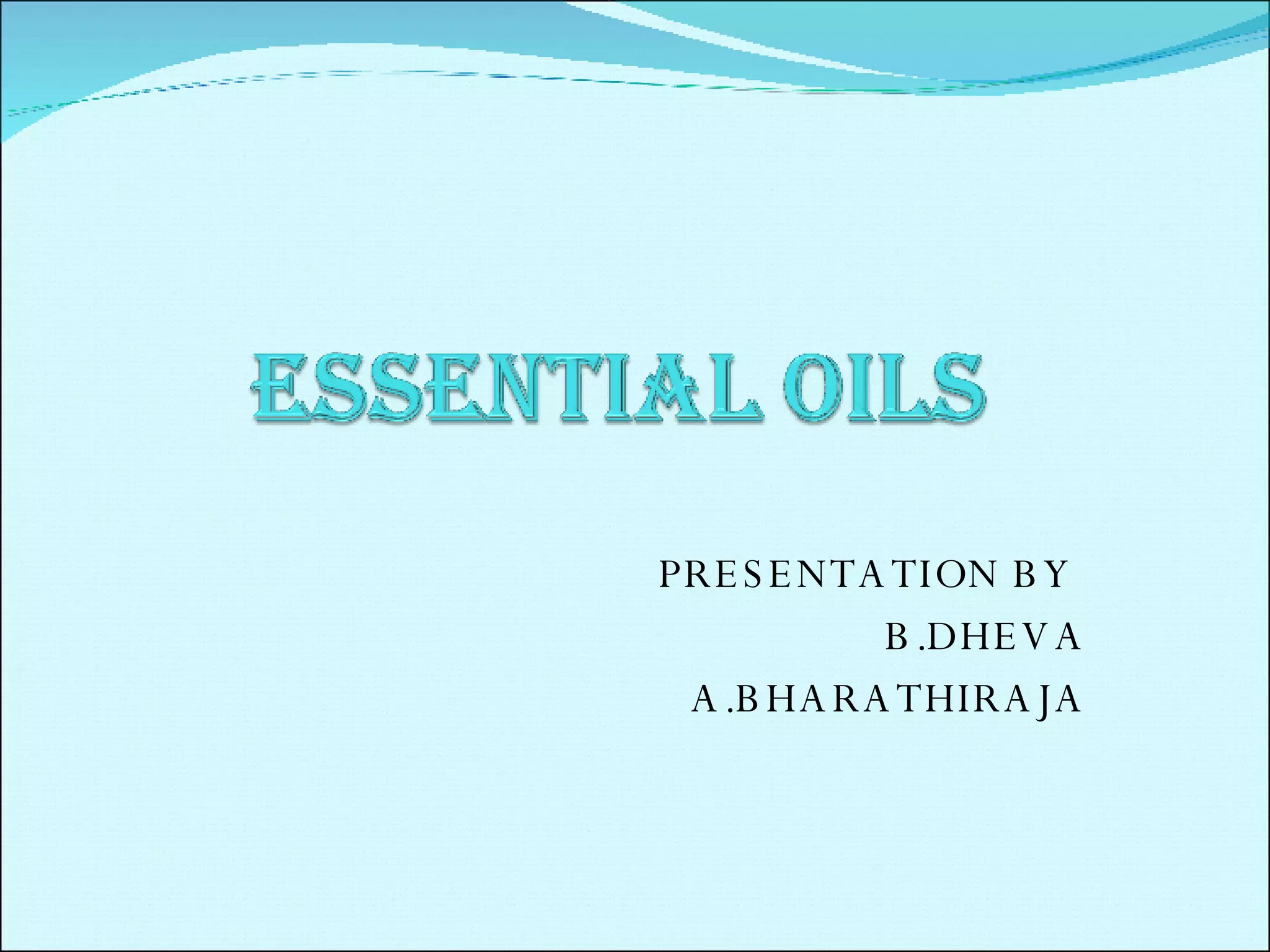 Essential Oil Production | PPT