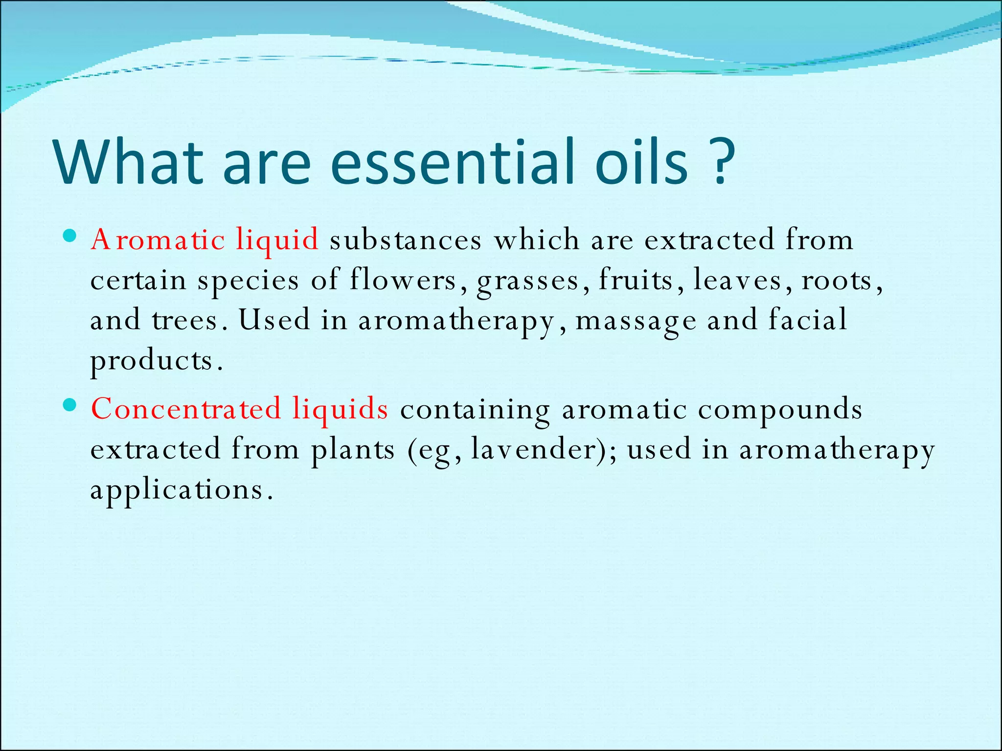 Essential Oil Production | PPT