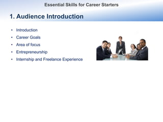 Essential Skills for Career Starters | PPT