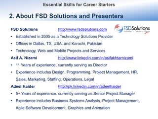 Essential Skills for Career Starters | PPT