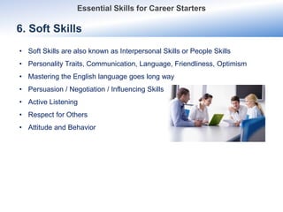 Essential Skills for Career Starters | PPT