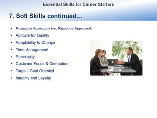Essential Skills for Career Starters | PPT