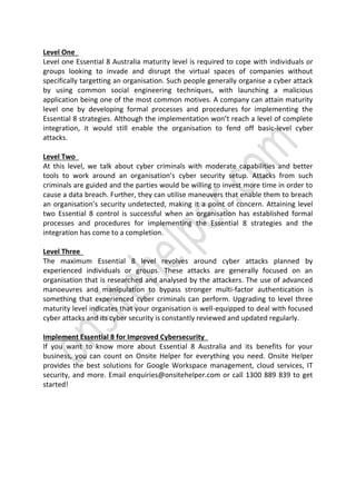 Understanding Essential 8 Maturity Models and How to Pick the Right One ...